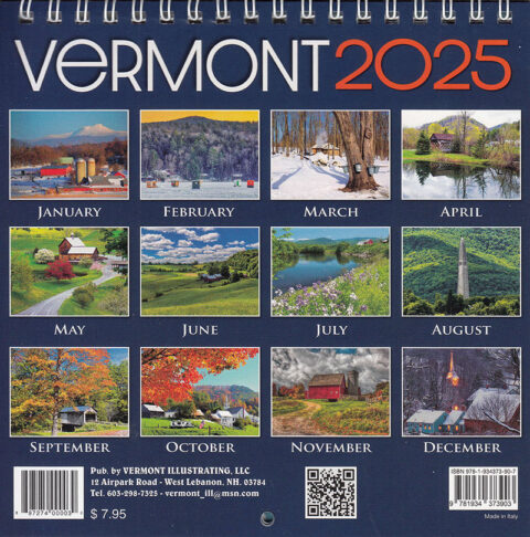 Mini Calendar | Vermont Illustrating